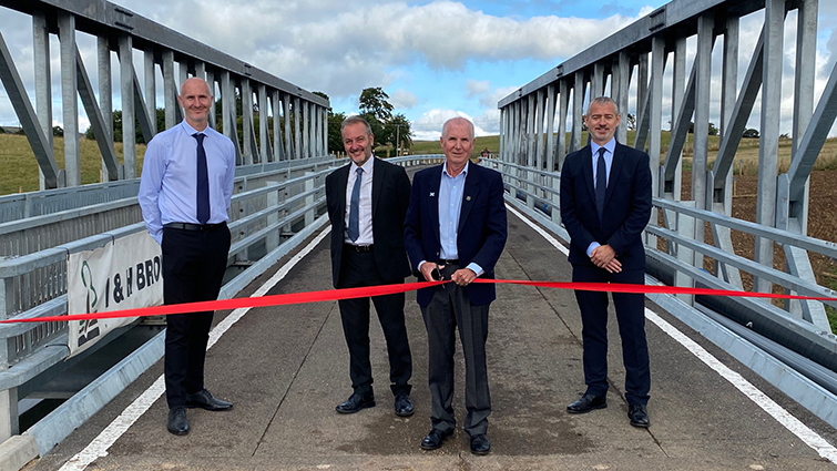 Crucial new Ponfeigh Bridge opens early - South Lanarkshire View